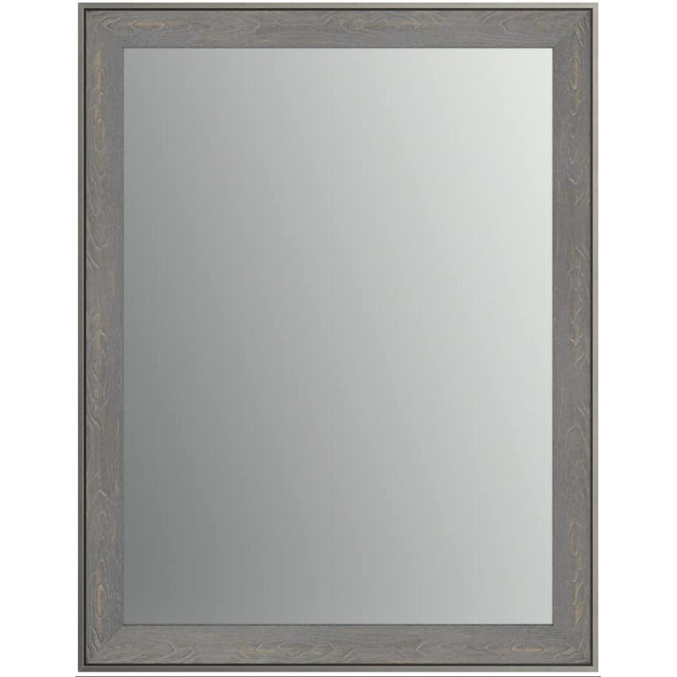 Grey Framed Bathroom Mirror – Rispa